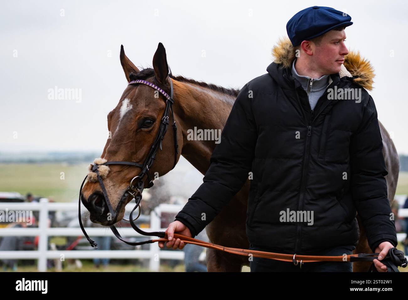 Larkhill , United Kingdom , Sunday 16th February 2025. Viroflay and ...