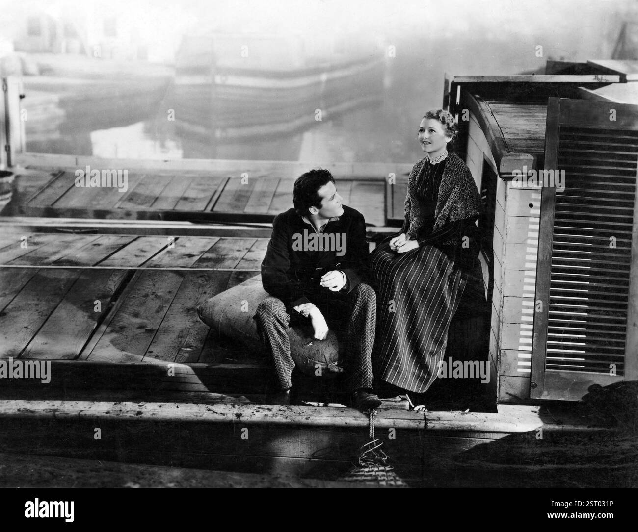 FARMER TAKES A WIFE HENRY FONDA, JANET GAYNOR Date: 1935 Stock Photo ...
