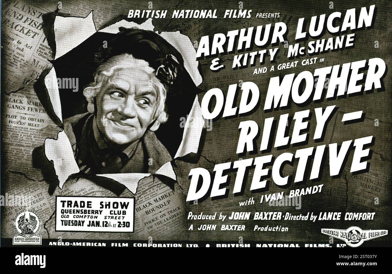 OLD MOTHER RILEY DETECTIVE Date: 1943 Stock Photo - Alamy