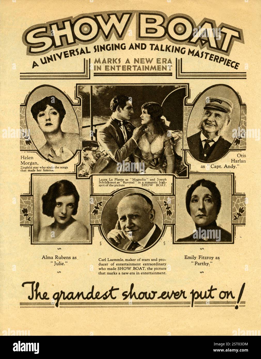 Show boat date 1929 hi-res stock photography and images - Alamy
