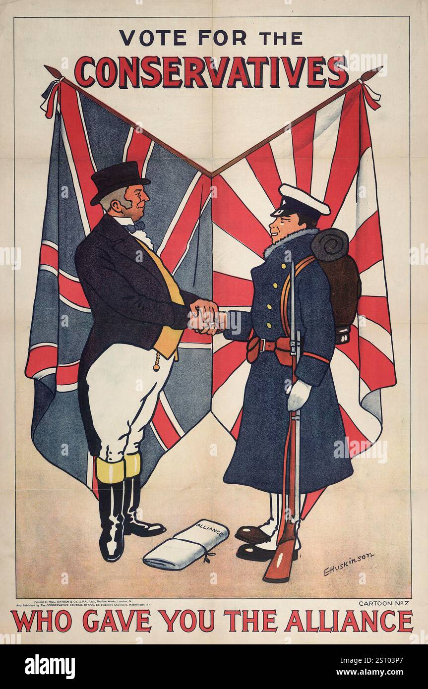 Vote for the Conservatives Who Gave You the Alliance. - Cartoon showing ...