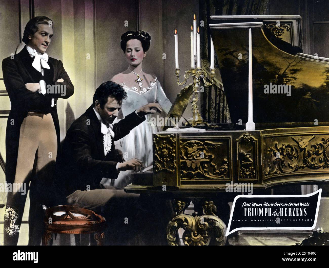 A SONG TO REMEMBER STEPHEN BEKASSY, CORNEL WILDE as Frederic Chopin ...