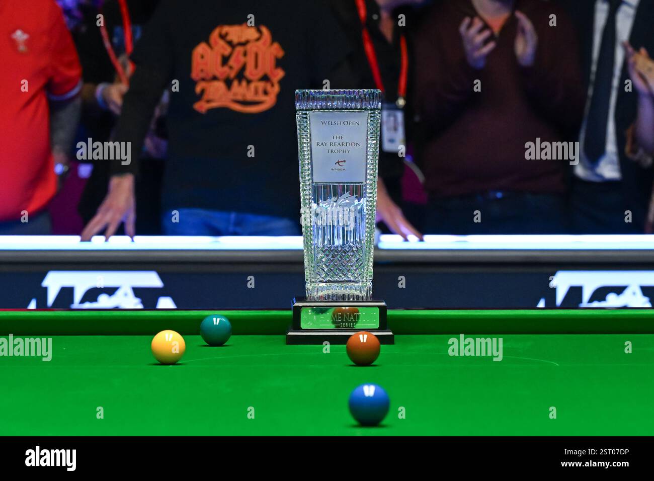 The Ray Reardon Trophy during the 2025 BetVictor Welsh Open Final at ...