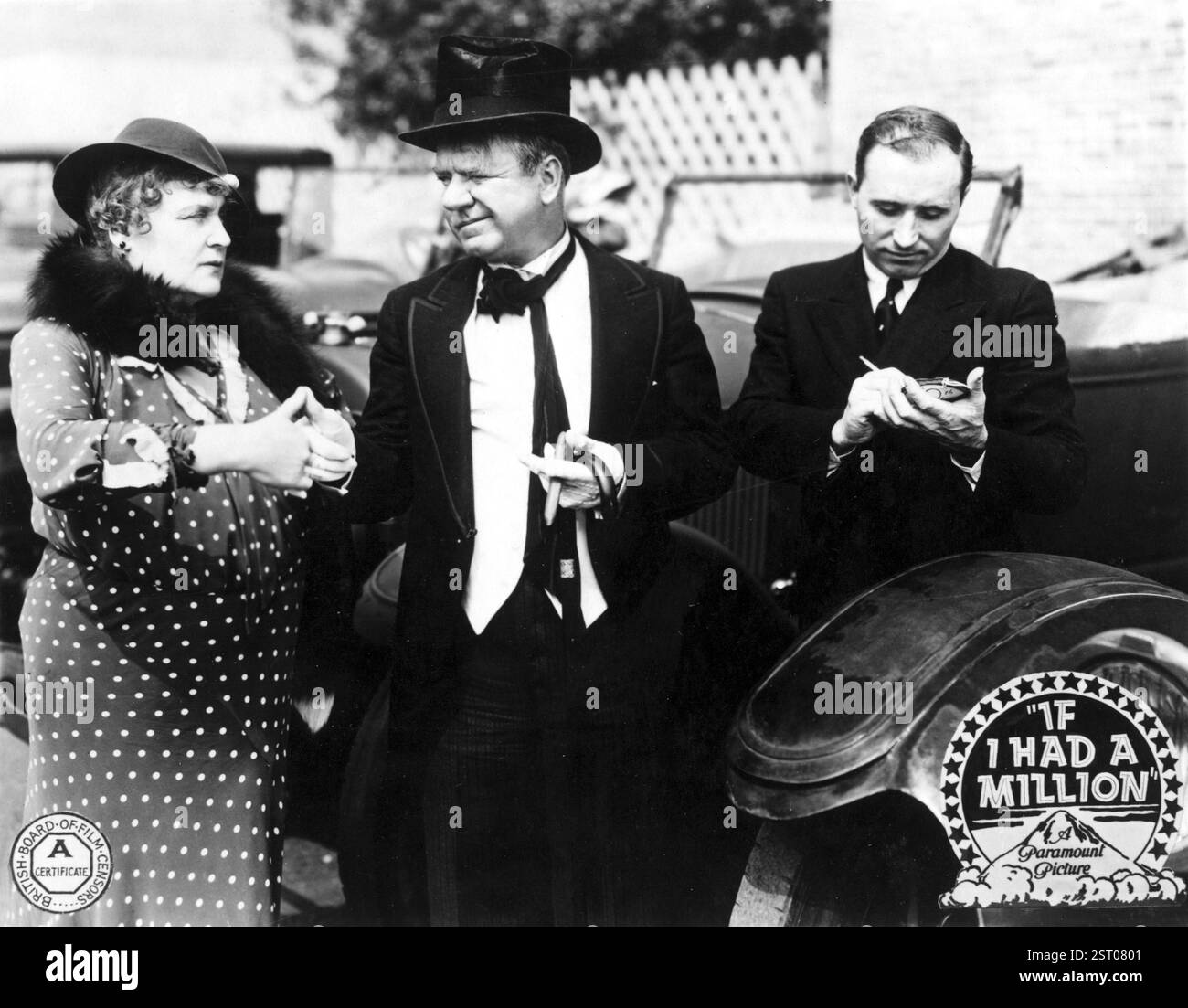 IF I HAD A MILLION [US 1932] [L-R] ALISON SKIPWORTH, WC FIELDS, [?] Date: 1932 Stock Photo - Alamy