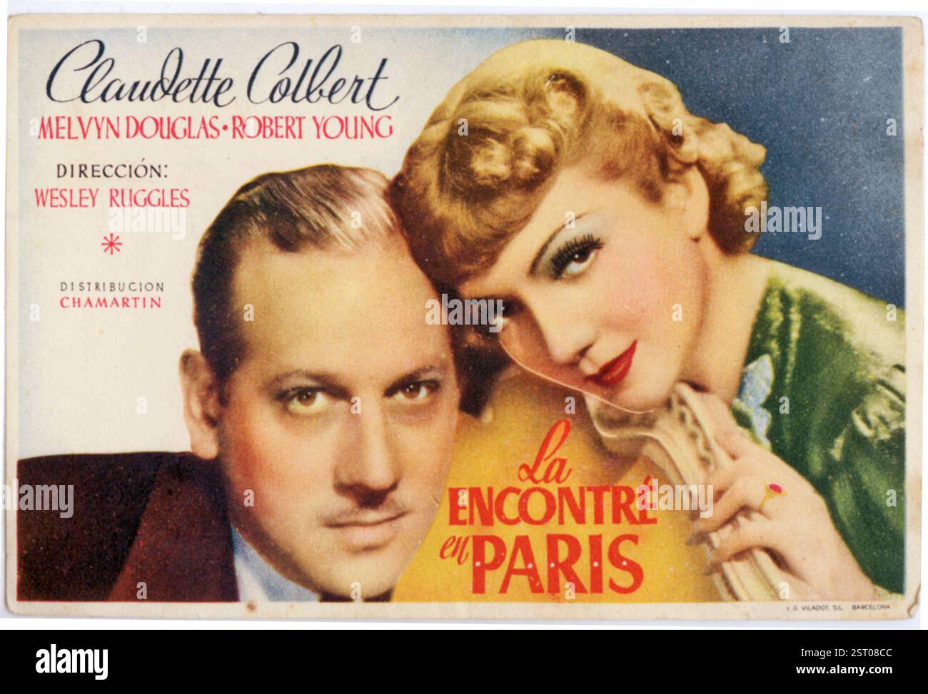 I MET HIM IN PARIS [US 1937] MELVYN DOUGLAS, CLAUDETTE COLBERT Date ...