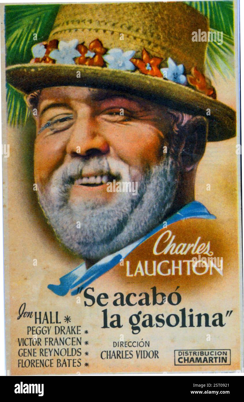 THE TUTTLES OF TAHITI [US 1942] CHARLES LAUGHTON Date: 1942 Stock Photo ...