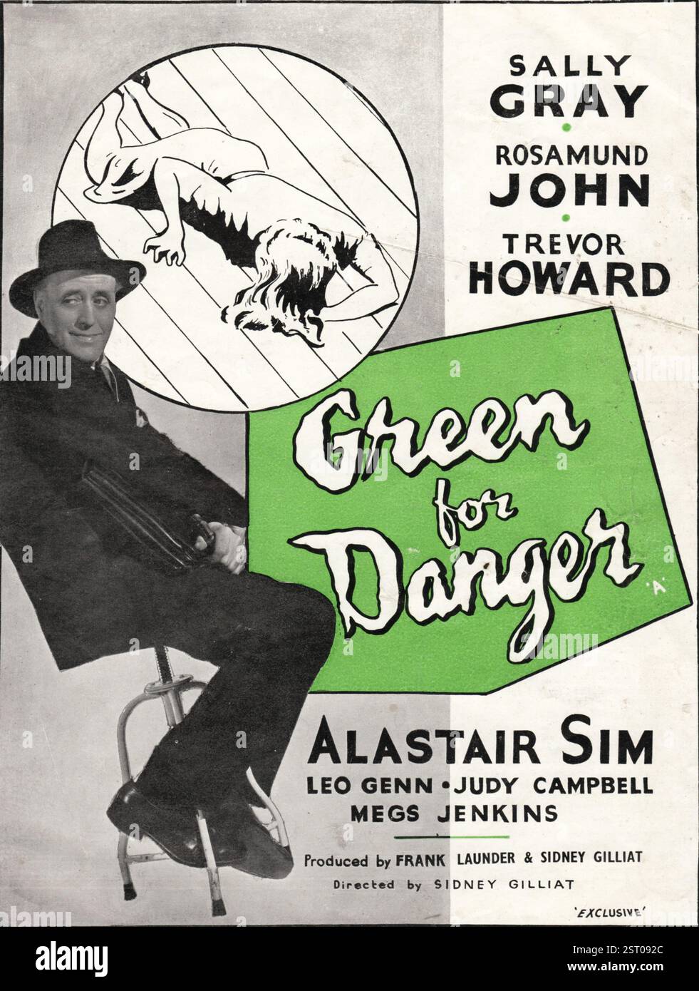 Green for danger alastair sim hi-res stock photography and images - Alamy