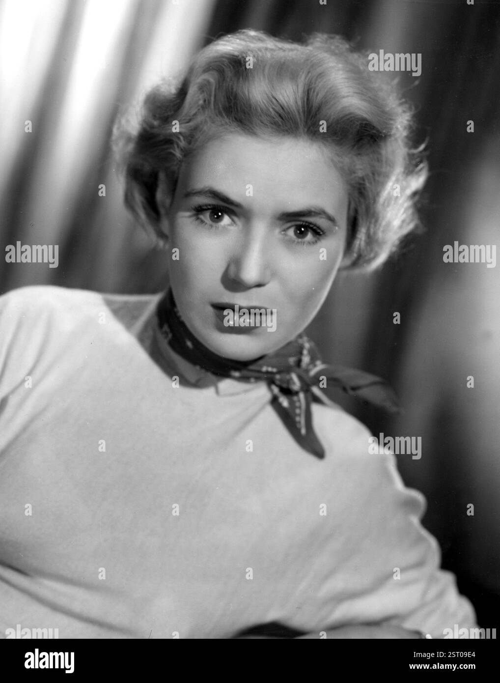 VERONICA HURST [b.1931] British actress in 1954 Date: 1931 Stock Photo ...