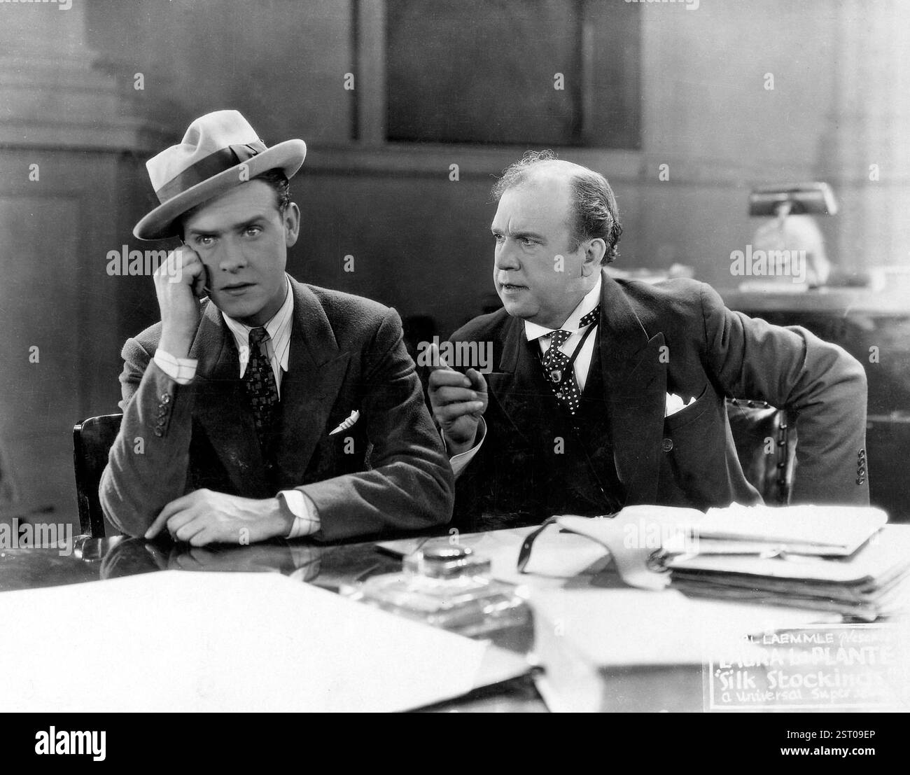 SILK STOCKINGS [US 1927] JOHN HARRON [left] Date: 1927 Stock Photo - Alamy