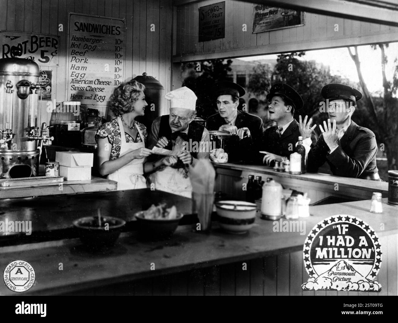 IF I HAD A MILLION [US 1932] [L-R] [?], [?],GARY COOPER, JACK OAKIE ...