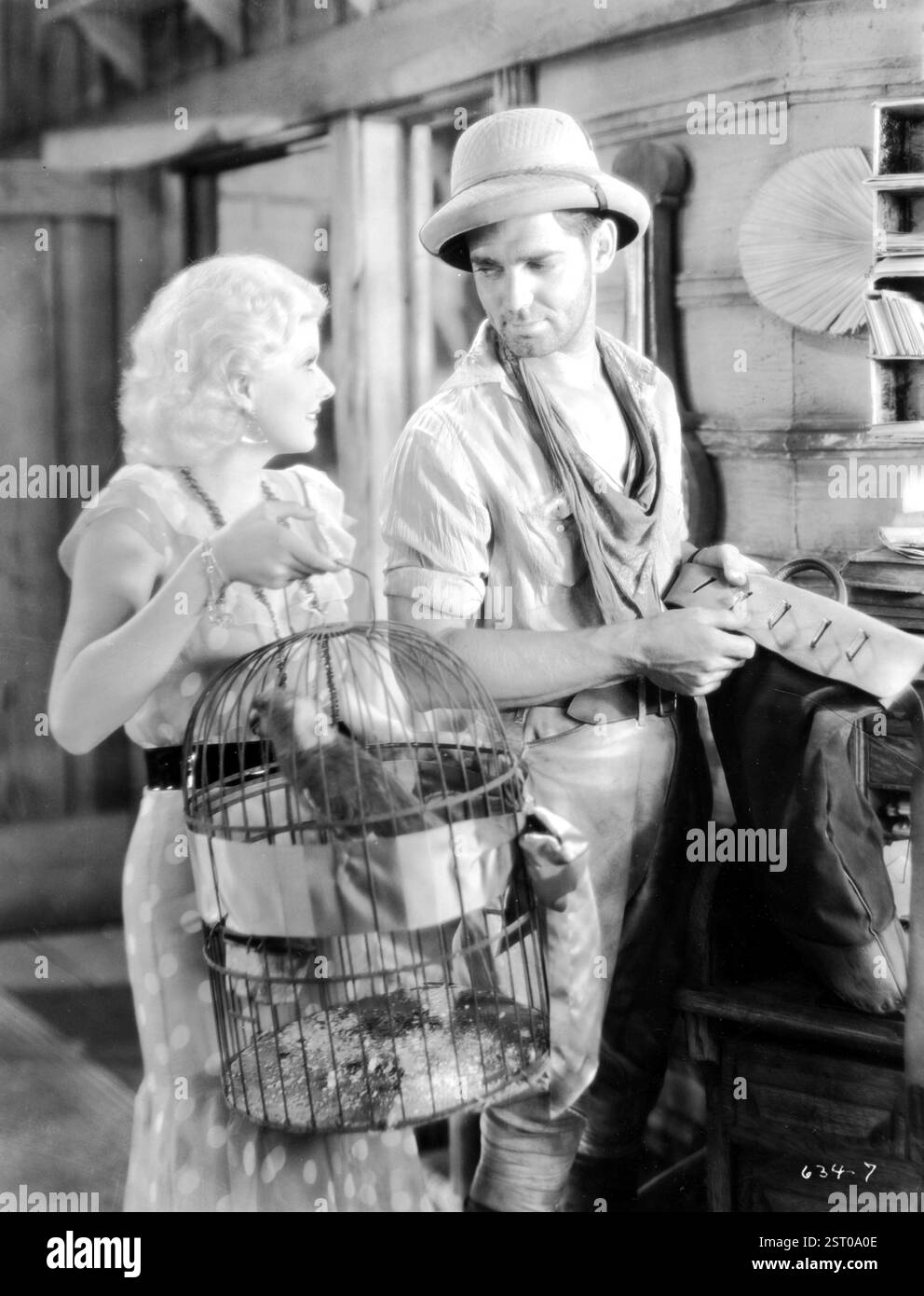 RED DUST [US 1932] JEAN HARLOW, CLARK GABLE Date: 1932 Stock Photo - Alamy