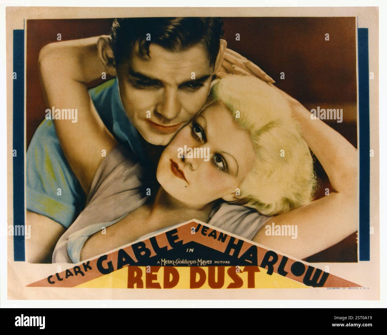 Clark gable and jean harlow red dust hi-res stock photography and ...