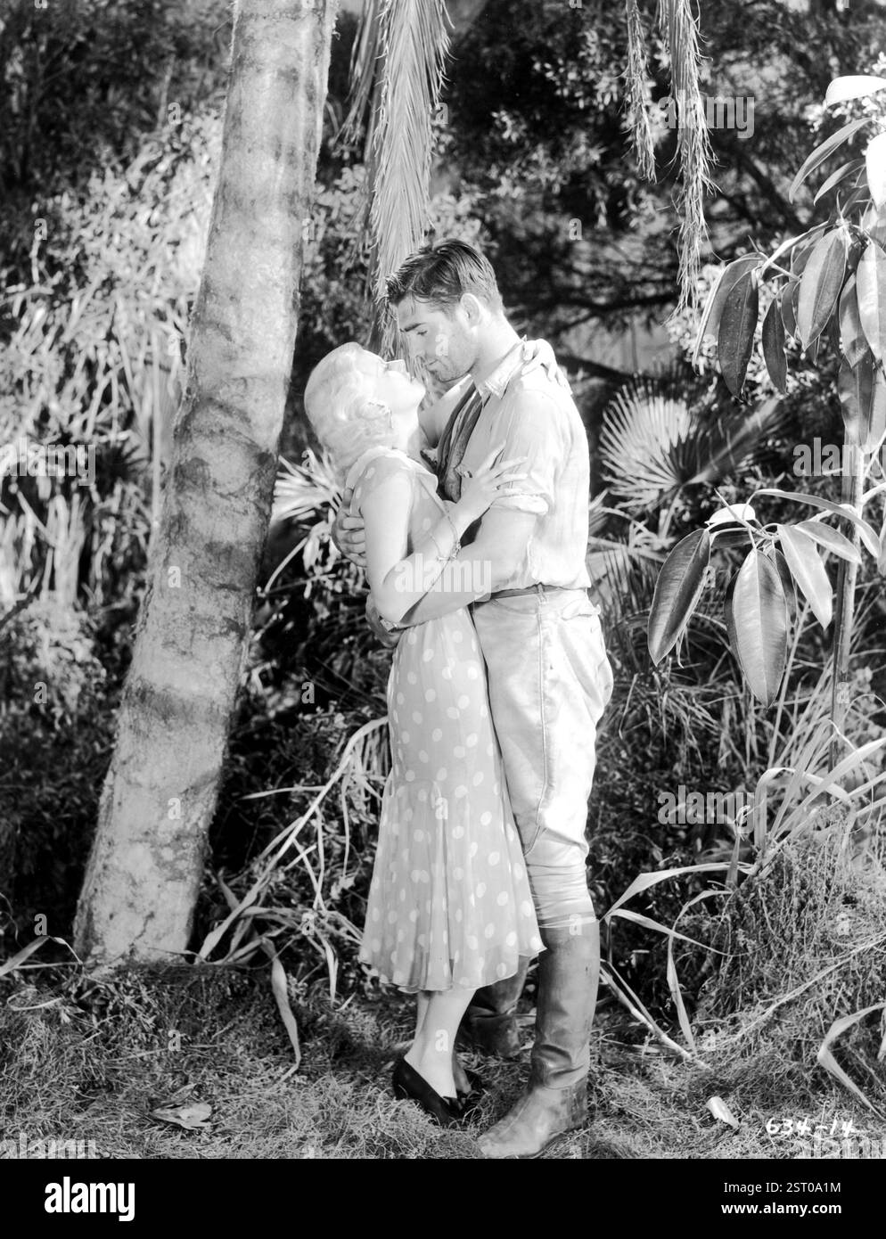RED DUST [US 1932] JEAN HARLOW, CLARK GABLE Date: 1932 Stock Photo - Alamy