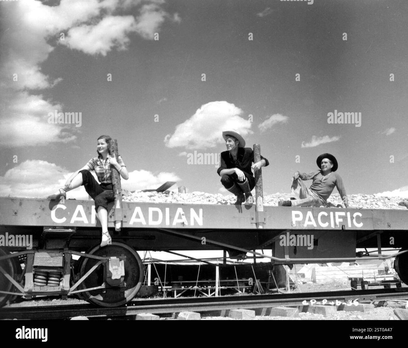 CANADIAN PACIFIC [US 1949] NANCY OLSON, RANDOLPH SCOTT, VICTOR JORY ...