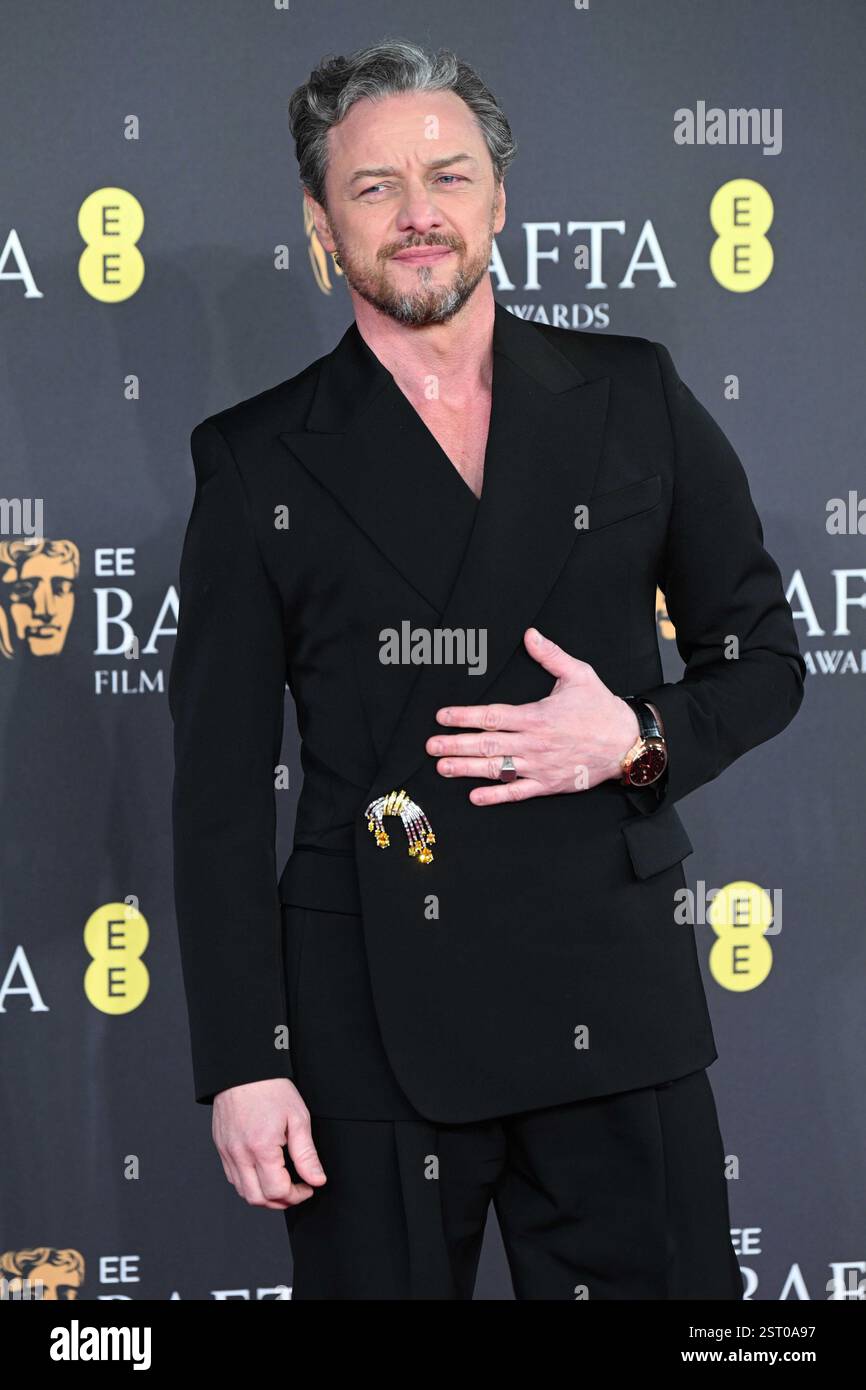 London, UK. 16th Feb, 2025. Scottish actor James McAvoy attends the EE ...