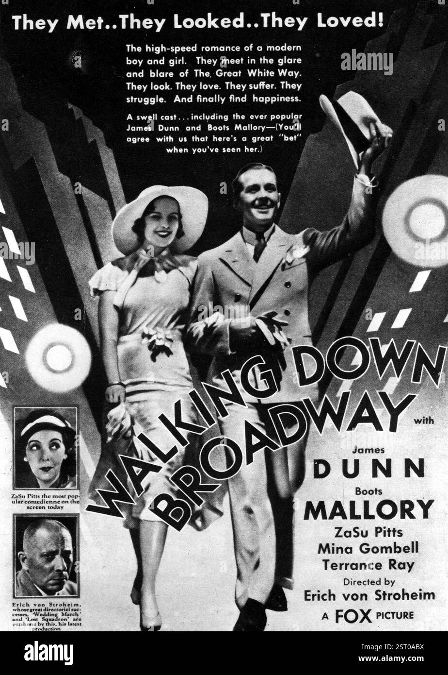 HELLO, SISTER [US 1933] aka WALKING DOWN BROADWAY aka CLIPPED WINGS [BR release title] BOOTS ...