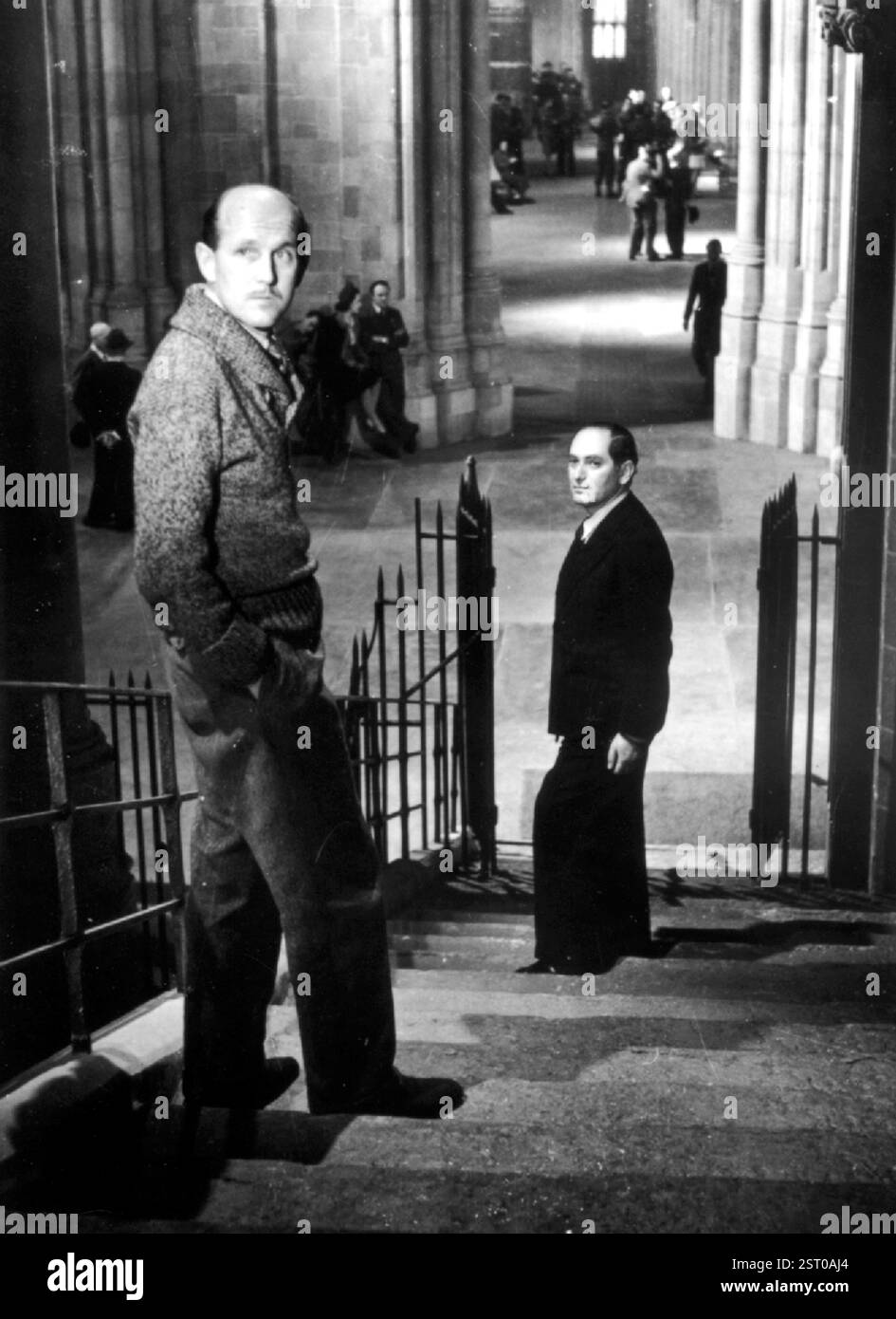 A CANTERBURY TALE [BR 1944] Director MICHAEL POWELL [left], Producer ...