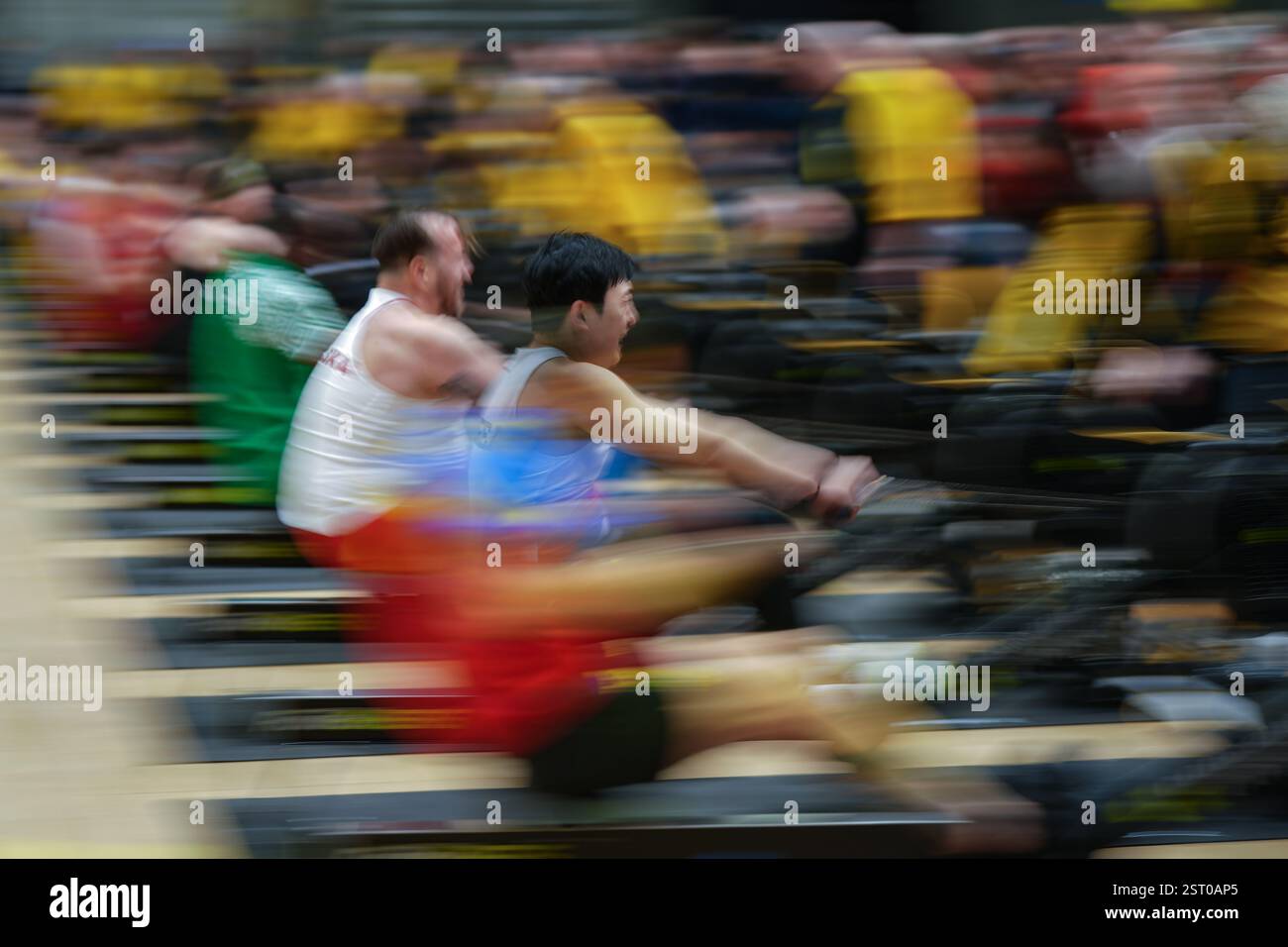 Vancouver, Canada. 16th Feb, 2025. Han Lee, of South Korea, competes in ...