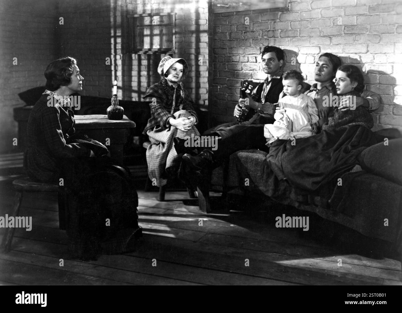 YOUNG MR LINCOLN [US 1939] [L-R] [? possibly] ALICE BRADY, [?], EDDIE ...