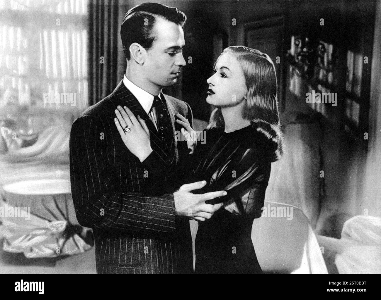 THE GLASS KEY [US 1942] ALAN LADD, VERONICA LAKE Date: 1942 Stock Photo ...