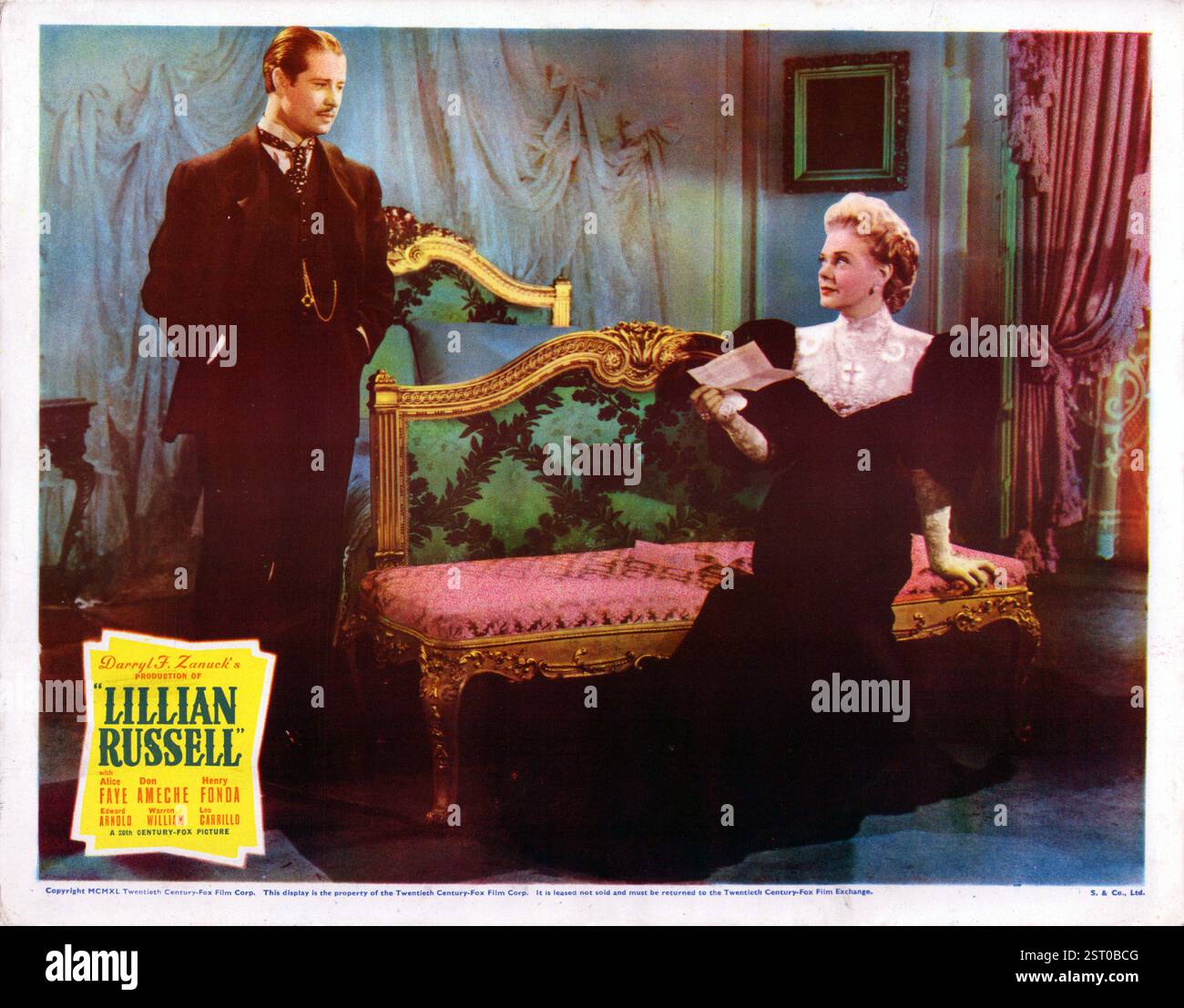 LILLIAN RUSSELL [US 1940] DON AMECHE, ALICE FAYE as Lillian Russell ...