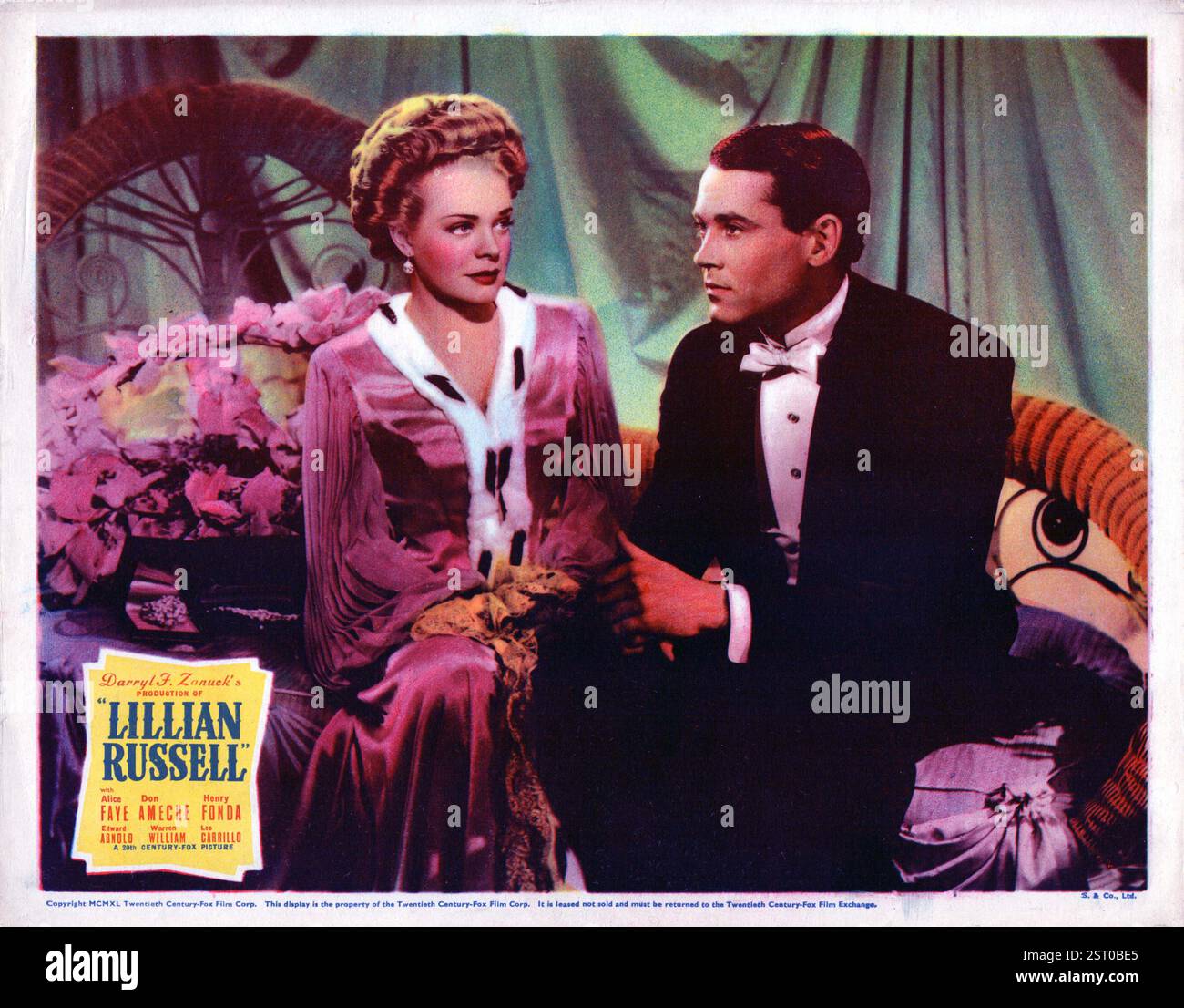 LILLIAN RUSSELL [US 1940] ALICE FAYE as Lillian Russell, HENRY FONDA ...
