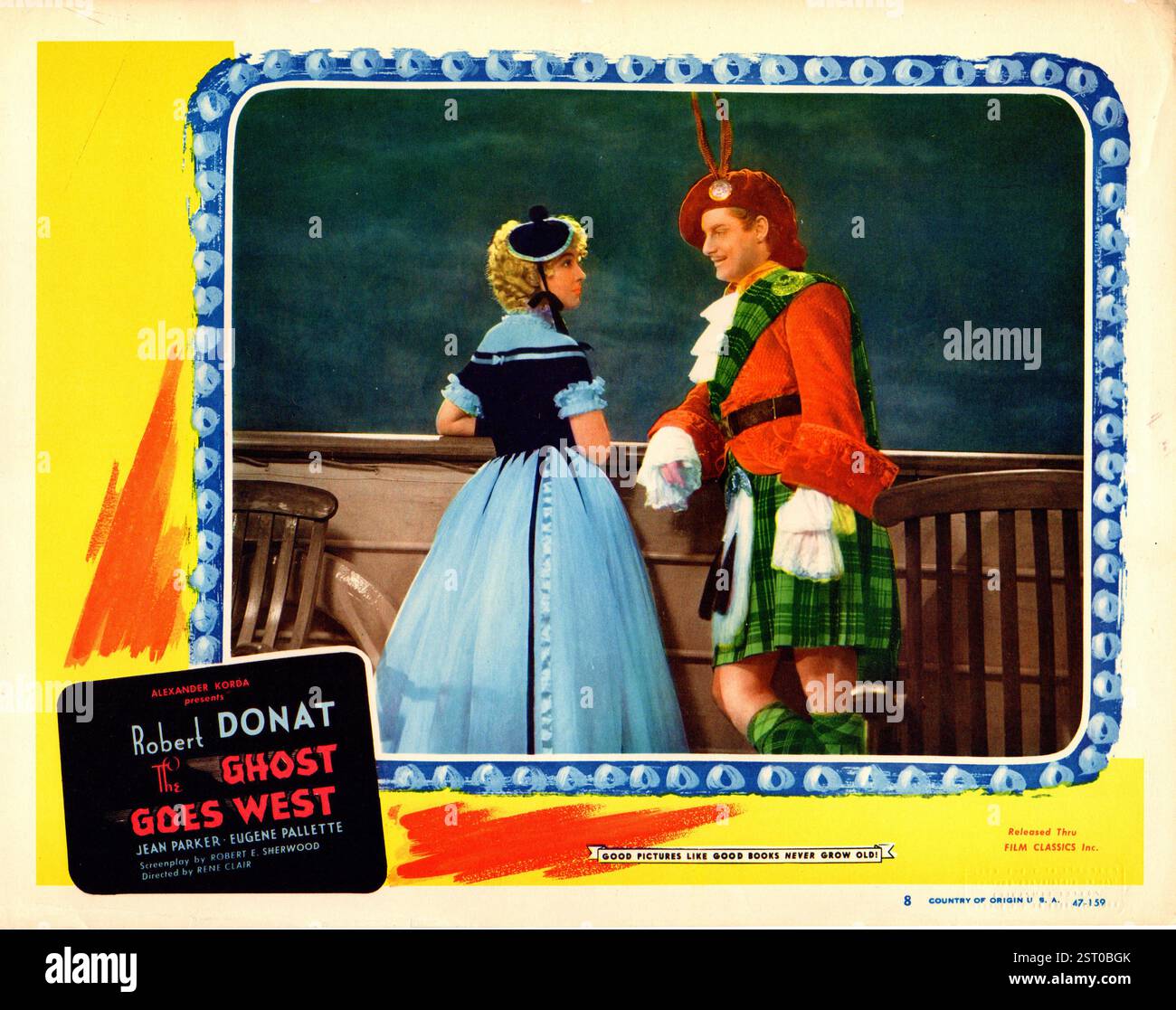 THE GHOST GOES WEST [BR 1935] JEAN PARKER, ROBERT DONAT Date: 1935 ...