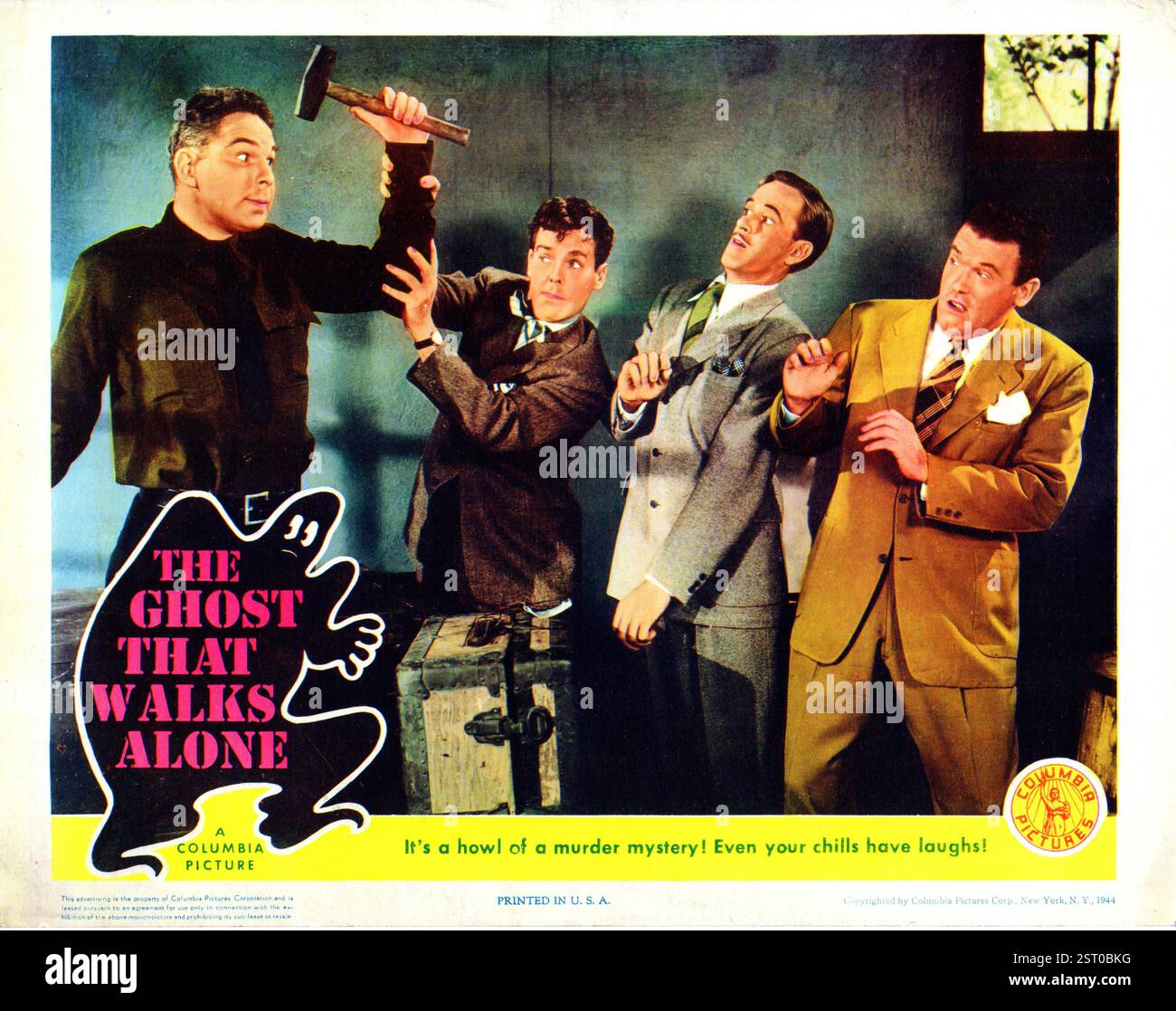 THE GHOST THAT WALKS ALONE [US 1944] from left - MATT WILLIS, ARTHUR ...