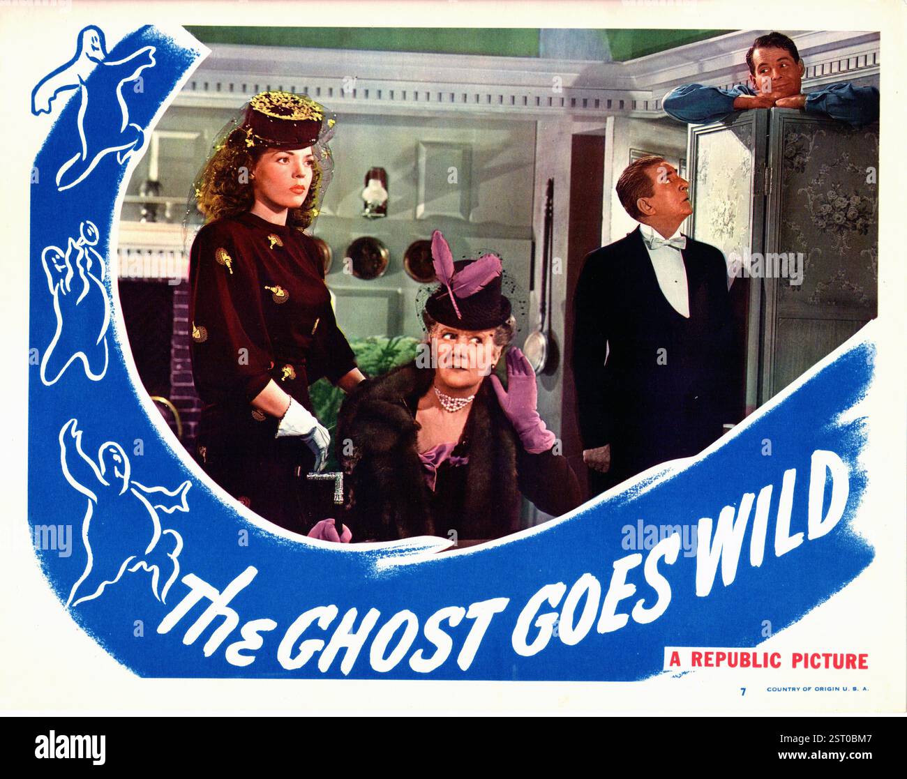 THE GHOST GOES WILD [US 1947] ANNE GWYNNE, RUTH DONNELLY, EDWARD ...