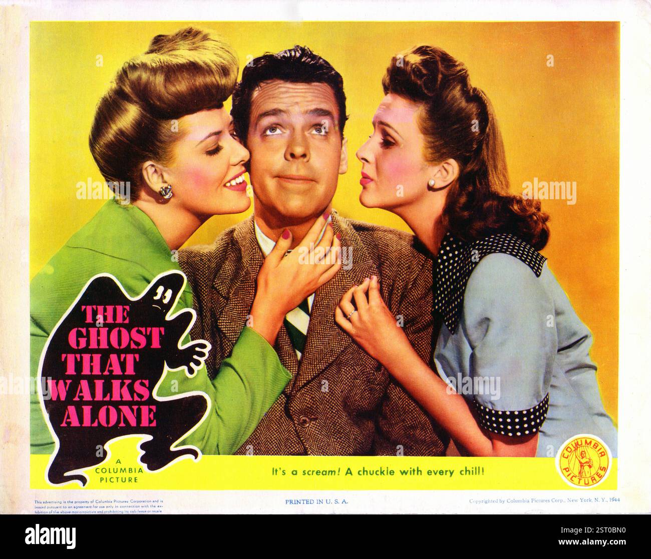 THE GHOST THAT WALKS ALONE [US 1944] LYNNE ROBERTS, ARTHUR LAKE, JANICE ...