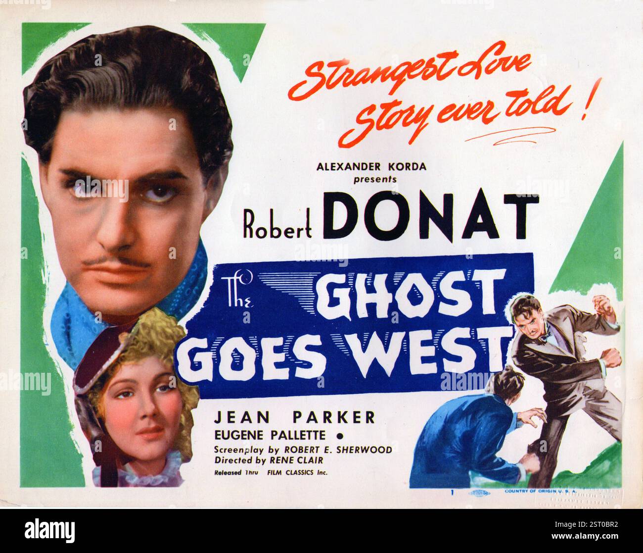 THE GHOST GOES WEST [BR 1935] ROBERT DONAT, JEAN PARKER Date: 1935 ...