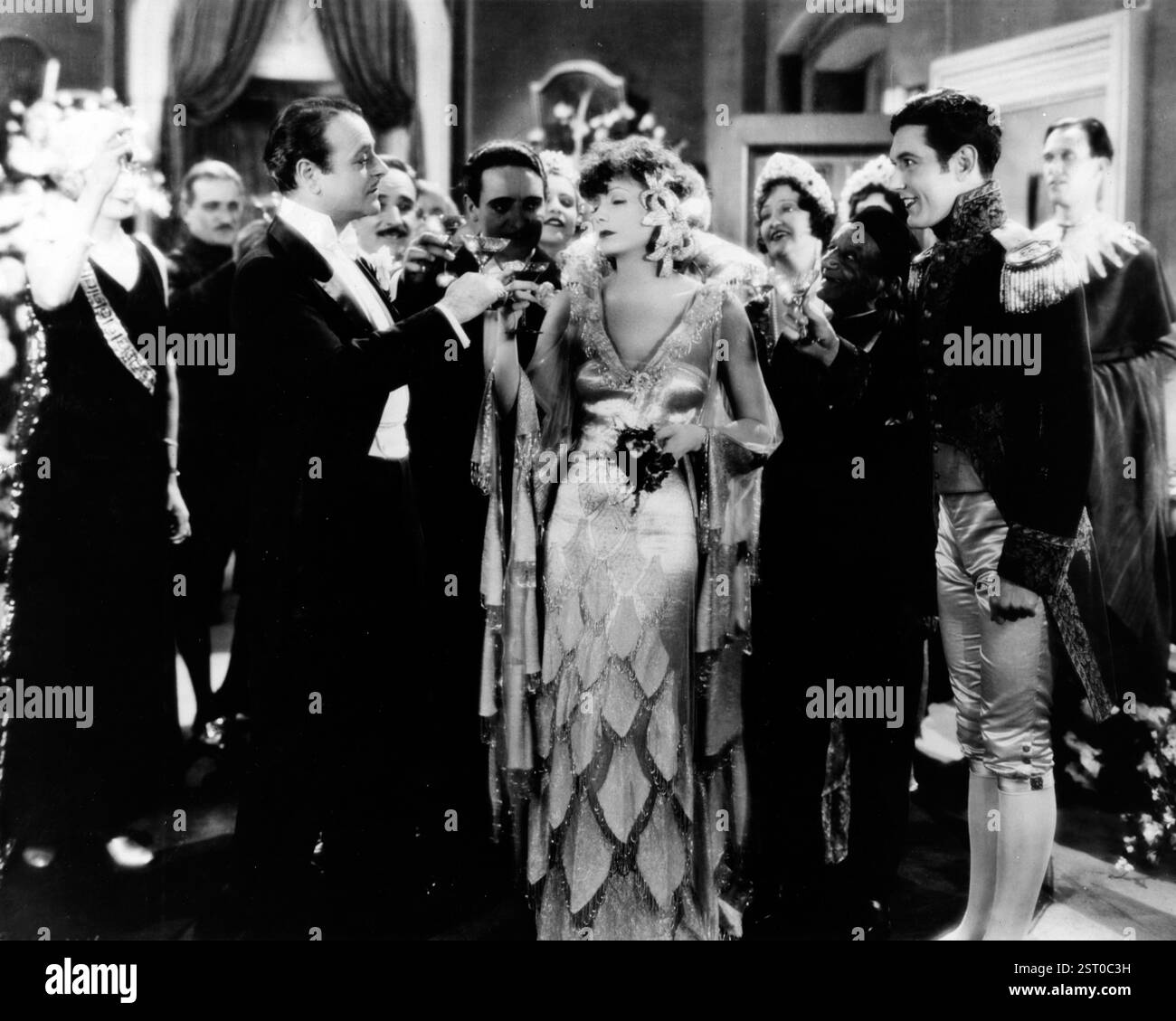 THE DIVINE WOMAN [US 1928] GRETA GARBO [centre] Date: 1928 Stock Photo ...