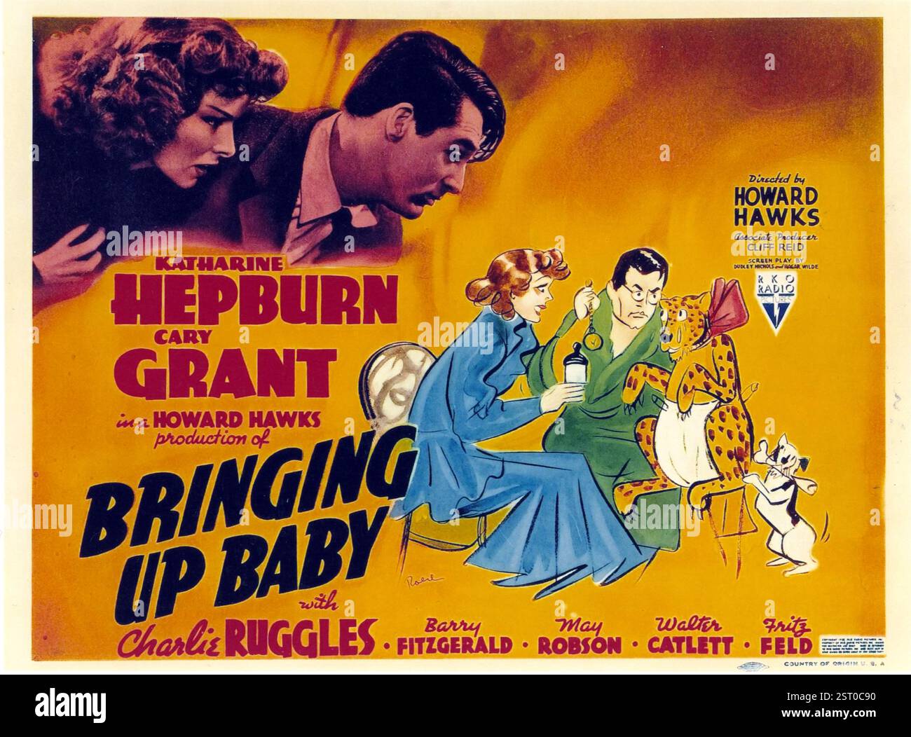 BRINGING UP BABY [US 1938] KATHARINE HEPBURN, CARY GRANT Date: 1938 ...