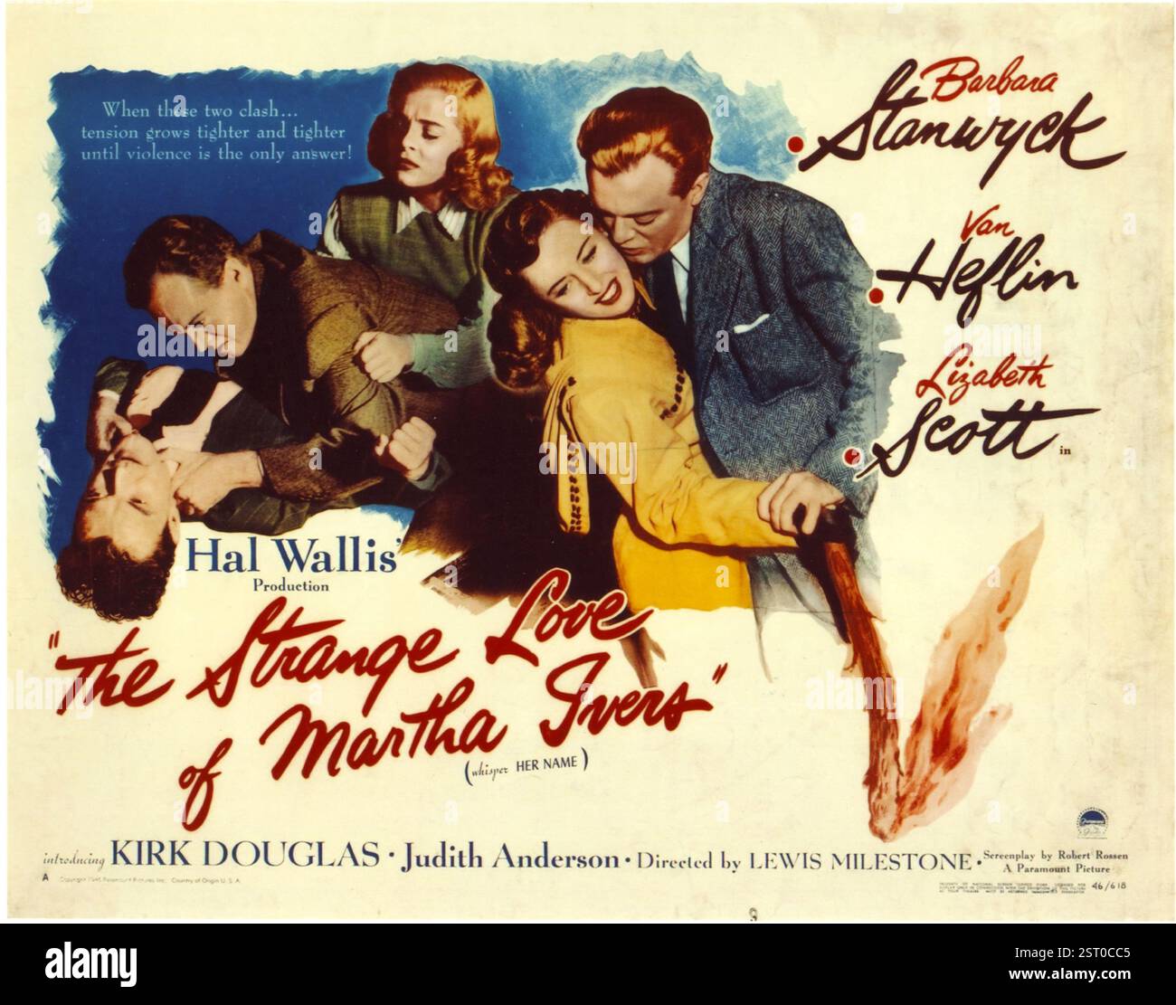 THE STRANGE LOVE OF MARTHA IVERS [US 1946] LISBETH SCOTT, BARBARA ...