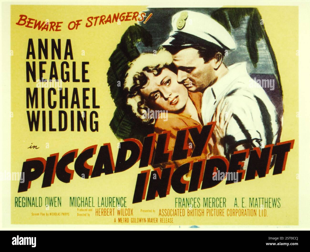 PICCADILLY INCIDENT [BR 1946] ANNA NEAGLE, MICHAEL WILDING Date: 1946 ...