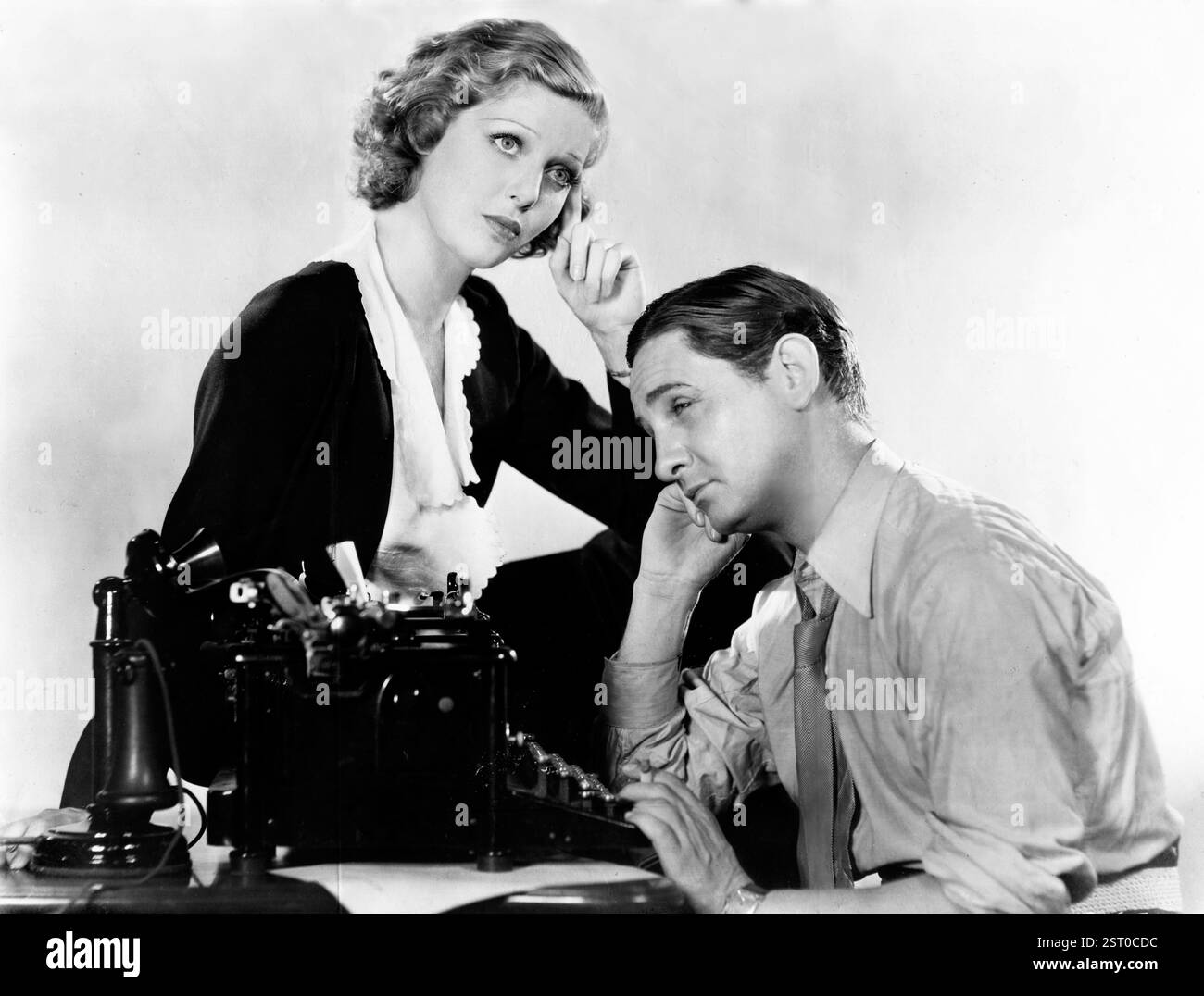PLATINUM BLONDE [US 1931] LORETTA YOUNG, ROBERT WILLIAMS Date: 1931 Stock Photo - Alamy