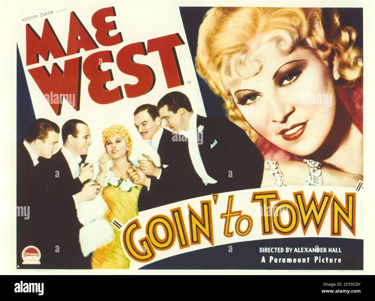 GOIN' TO TOWN [US 1935] MAE WEST Date: 1935 Stock Photo - Alamy