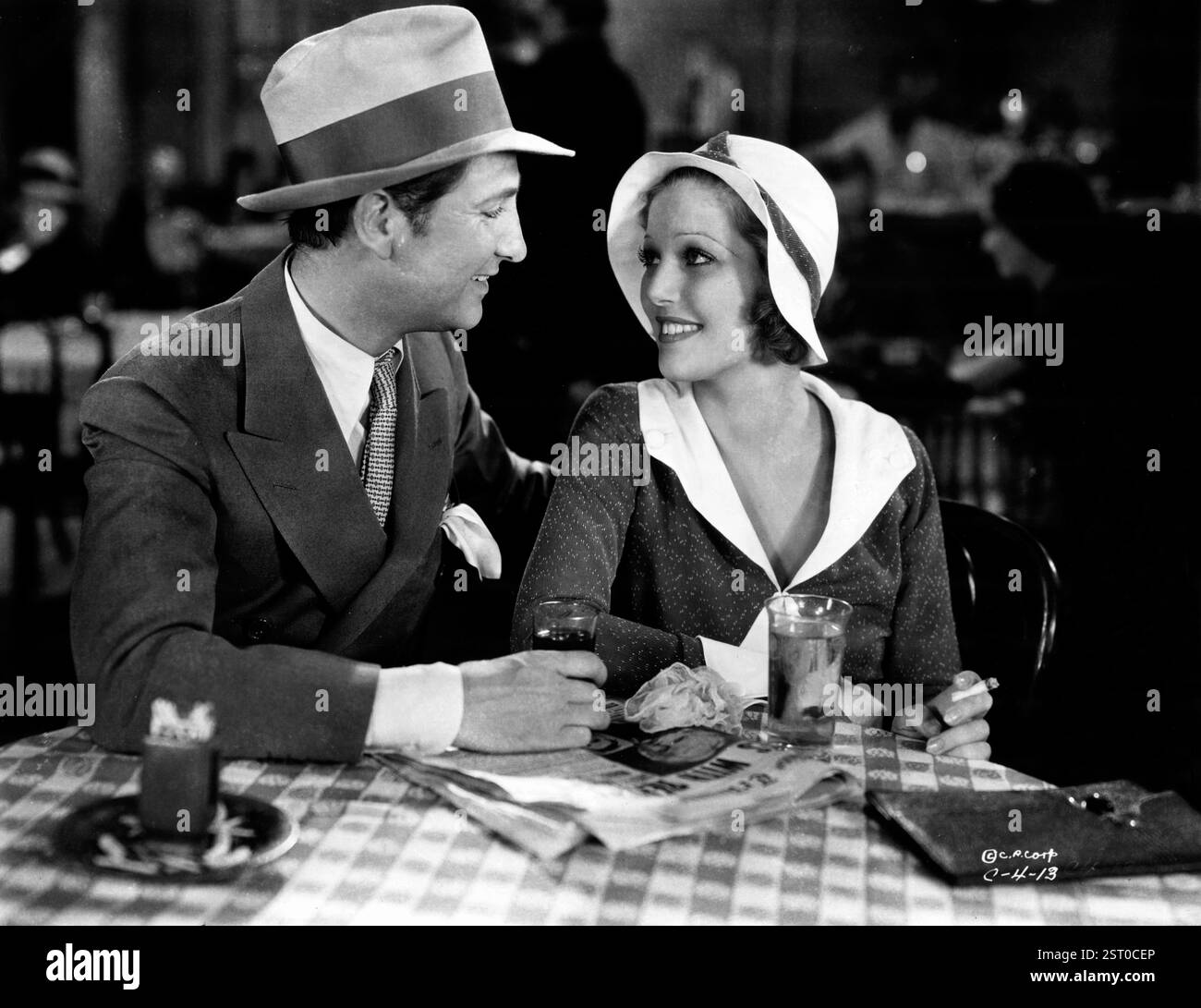 PLATINUM BLONDE [US 1931] ROBERT WILLIAMS, LORETTA YOUNG Date: 1931 Stock Photo - Alamy