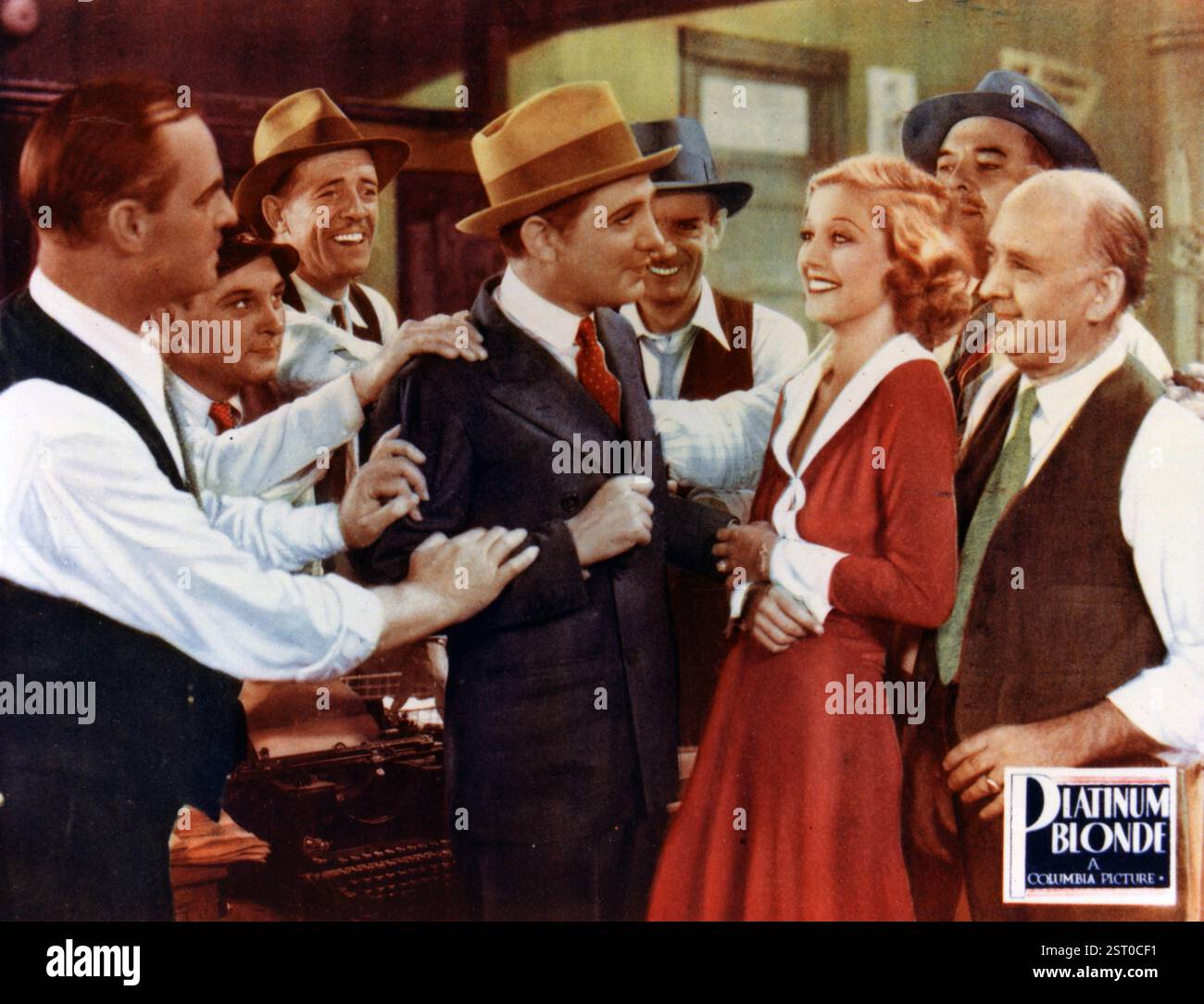 PLATINUM BLONDE [US 1931] ROBERT WILLIAMS, LORETTA YOUNG Date: 1931 Stock Photo - Alamy