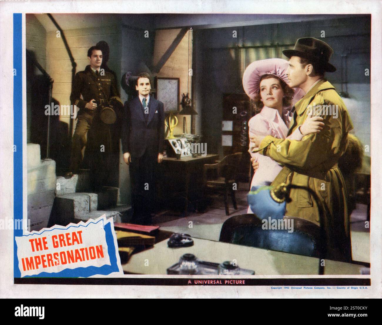 THE GREAT IMPERSONATION [US 1942] EDWARD NORRIS, HENRY DANIELL, RALPH ...