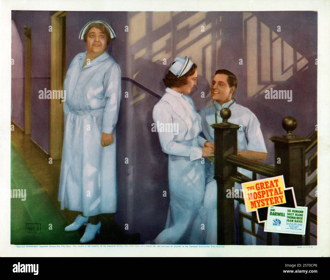 THE GREAT HOSPITAL MYSTERY [US 1937] JANE DARWELL, SALLY BLANE, THOMAS ...