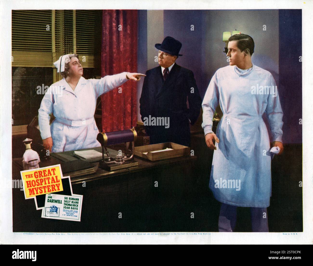 THE GREAT HOSPITAL MYSTERY [US 1937] JANE DARWELL, WADE BOTELER, THOMAS ...