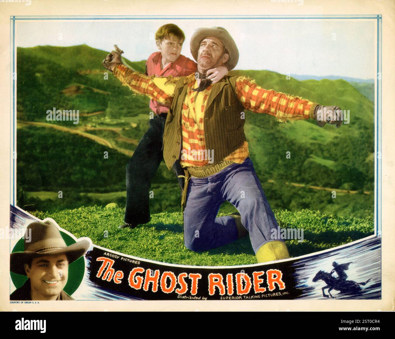 THE GHOST RIDER [US 1935] BOBBY NELSON [left] Date: 1935 Stock Photo ...