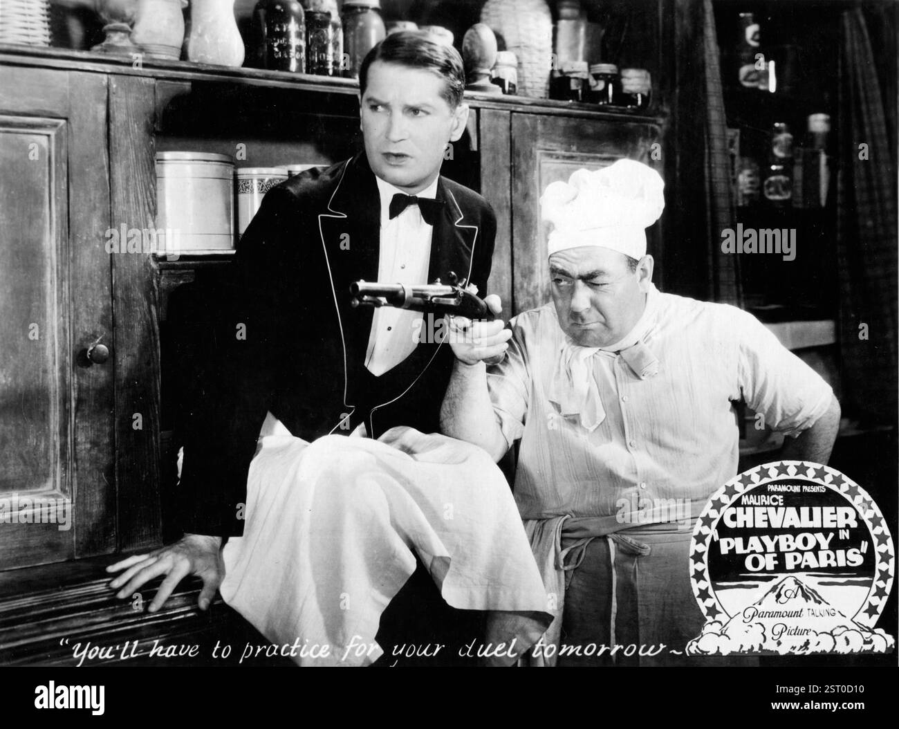 PLAYBOY OF PARIS [US 1930] MAURICE CHEVALIER, EUGEN PALLETTE Date: 1930 Stock Photo - Alamy