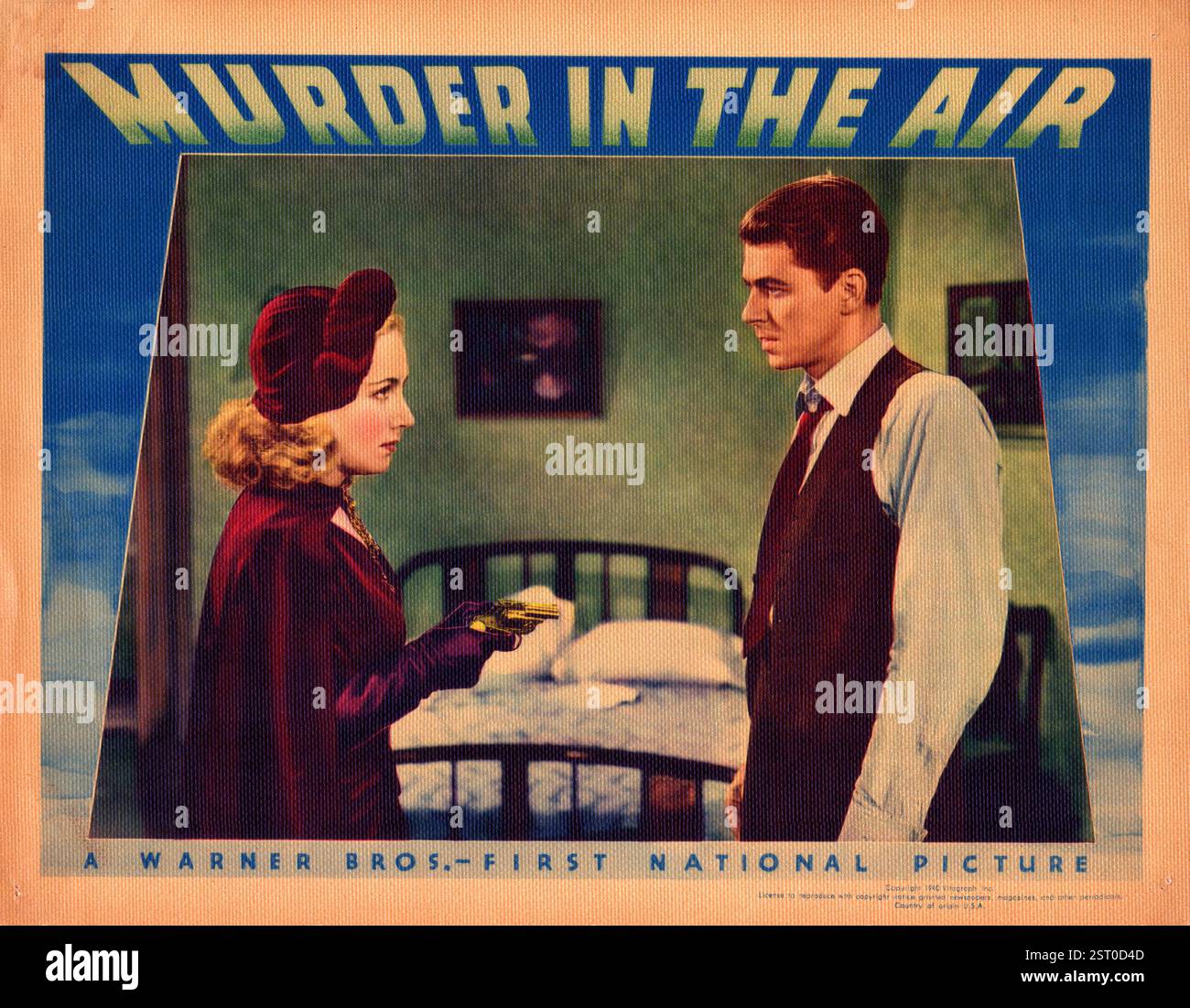 MURDER IN THE AIR [US 1940] LYA LYS, RONALD REAGAN Date: 1940 Stock ...