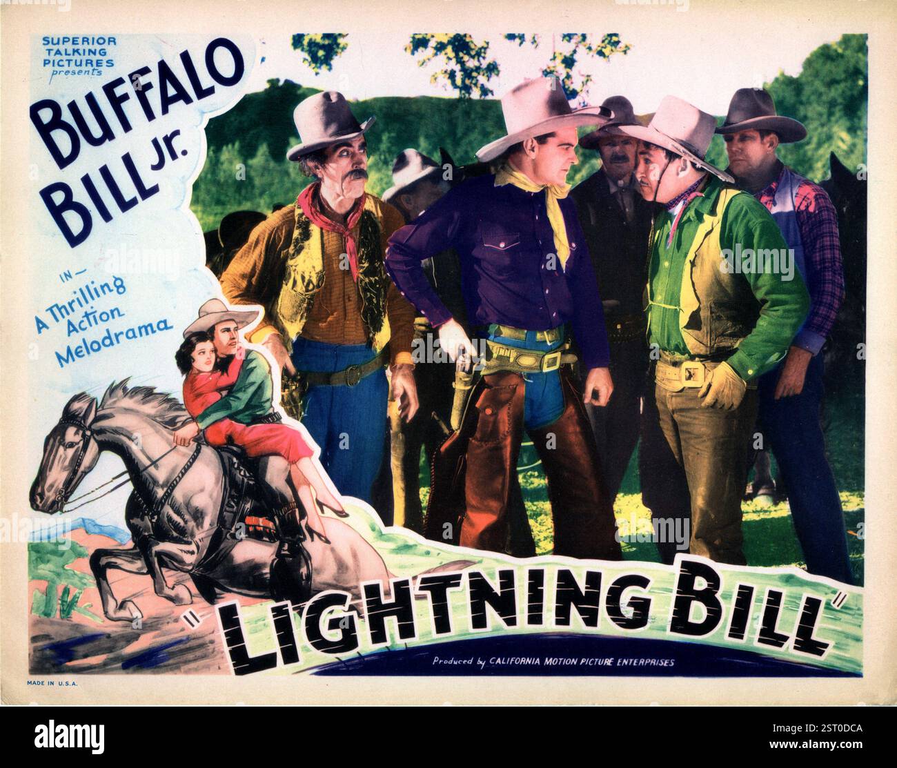 LIGHTNING GIRL [US 1934] NELSON MCDOWELL, JAY WILSEY as Buffalo Bill Jr ...