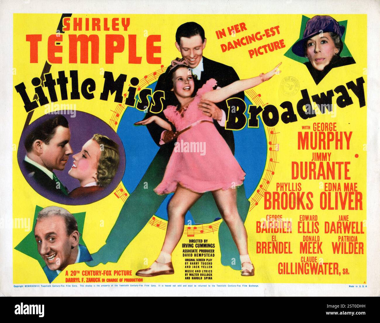 LITTLE MISS BROADWAY [US 1938] SHIRLEY TEMPLE Date: 1938 Stock Photo - Alamy