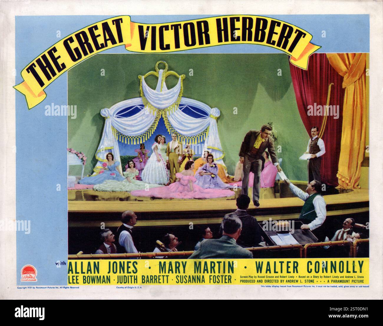 THE GREAT VICTOR HERBERT [US 1939] ALLAN JONES, Date: 1939 Stock Photo ...