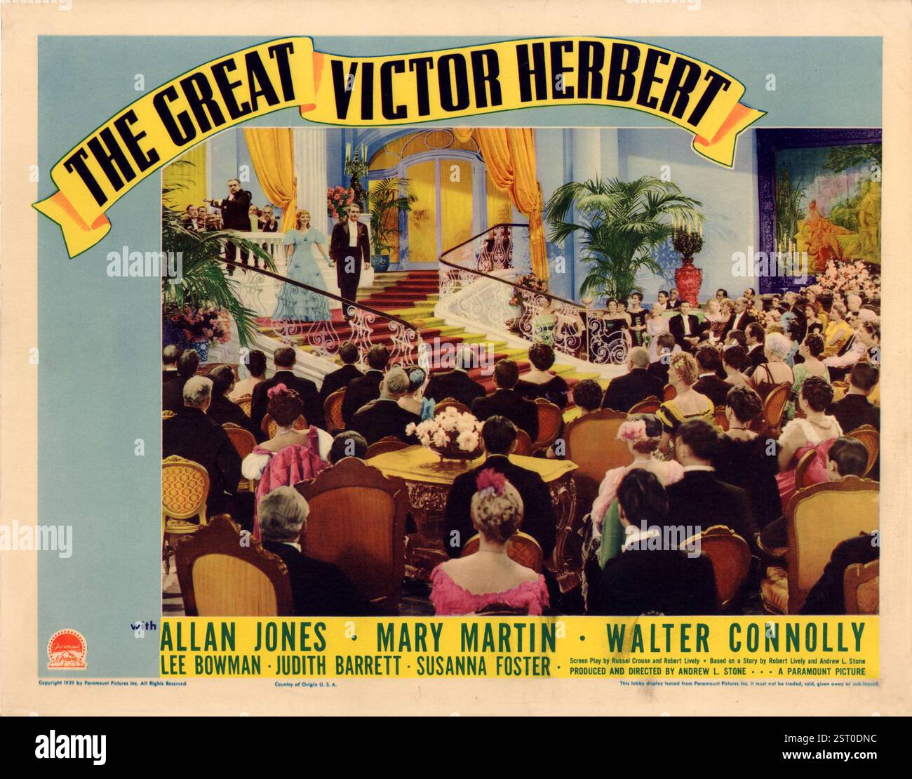 THE GREAT VICTOR HERBERT [US 1939] WALTER CONNOLLY as Victor Herbert ...