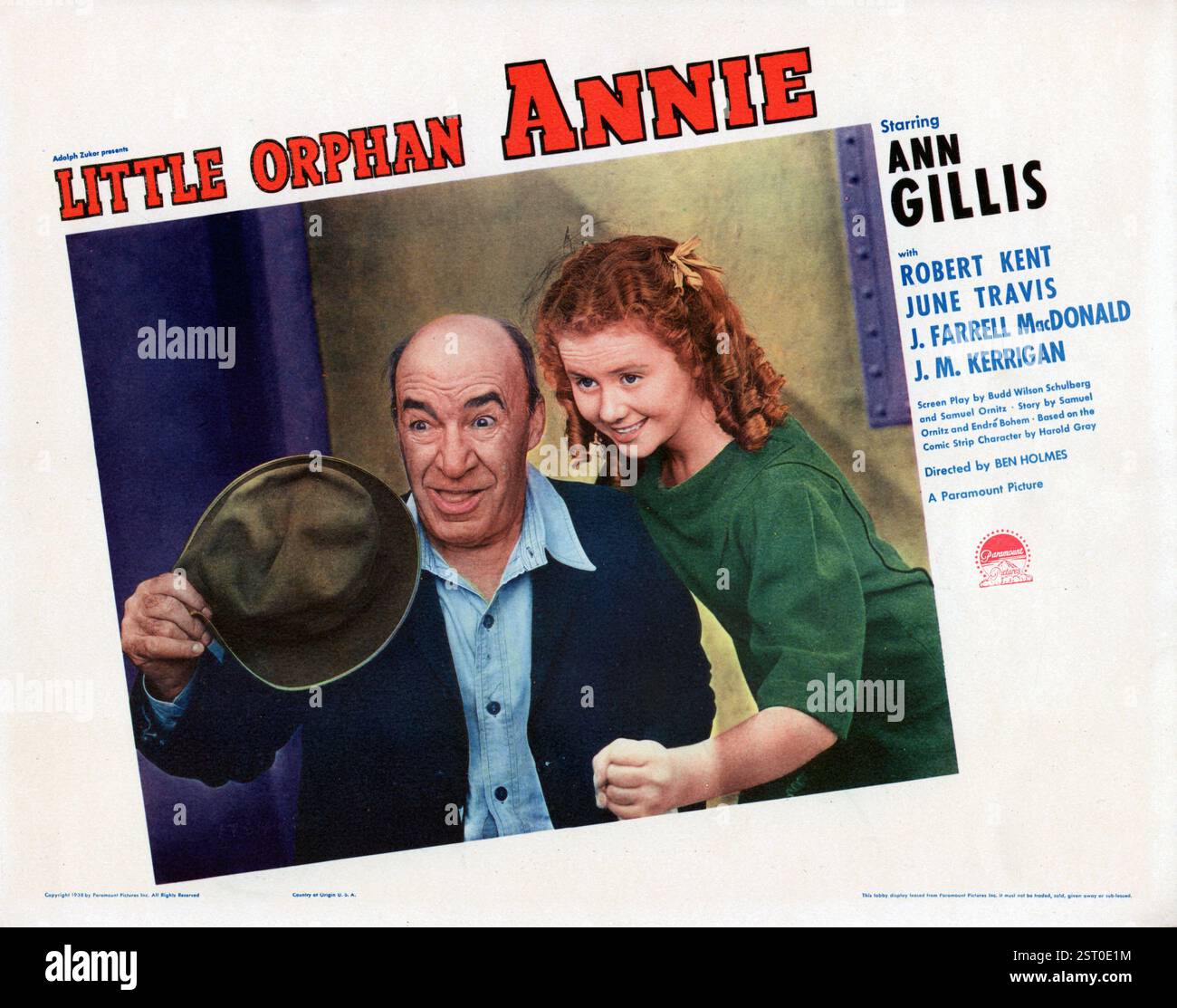 LITTLE ORPHAN ANNIE [US 1938] J FARRELL MACDONALD, ANN GILLIS Date ...